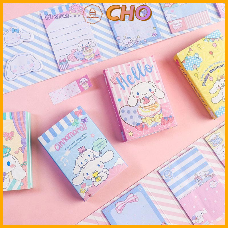 CHO Tearable Sticky Notes Portable Cartoon Memo Paper Cute Cinnamoroll ...