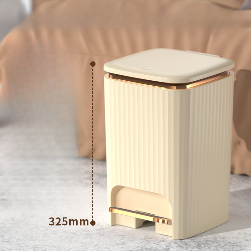 垃圾桶 rubbish bin dustbin kitchen dustbin with cover Large capacity gold ...