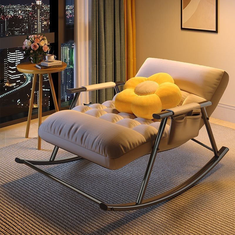 Double Rocking Chair Adjustable Adult Household Balcony Leisure ...