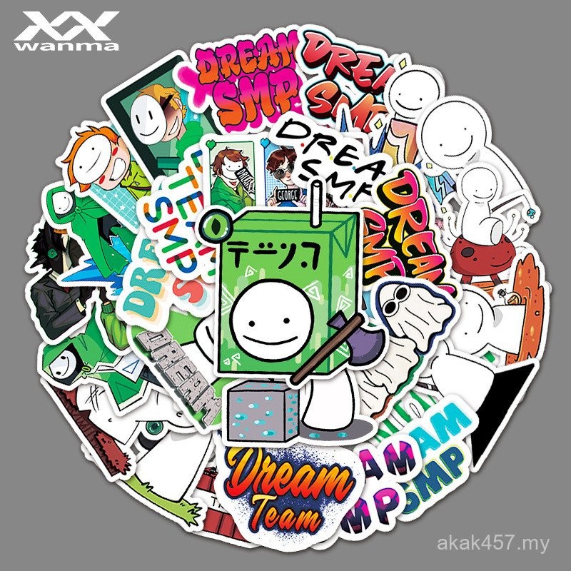 50 Sheets Dream Smp Cartoon Unique Game Creative Goo Card Notebook ...