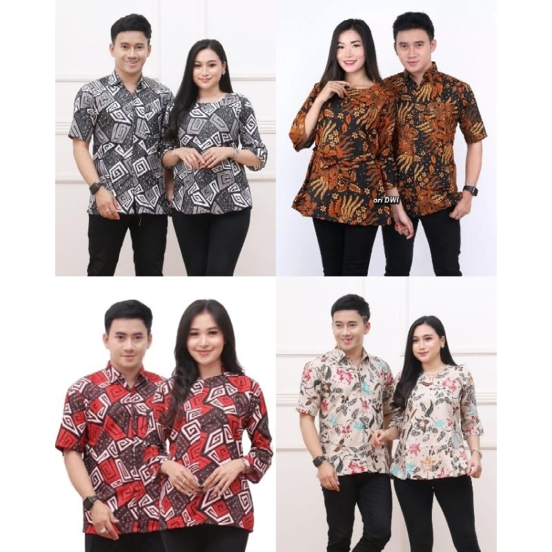 Ramadan batik couple batik uniform modern blouse original batik office ...