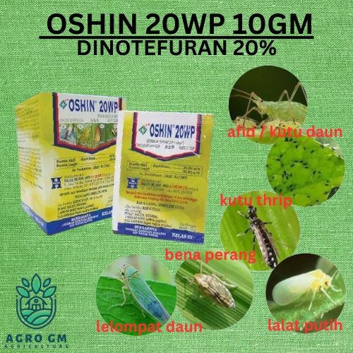 Oshin 20WP 10gm (Dinotefuran 20%) Racun berkesan untuk 16 Jenis Serangga Insecticide | Shopee ...