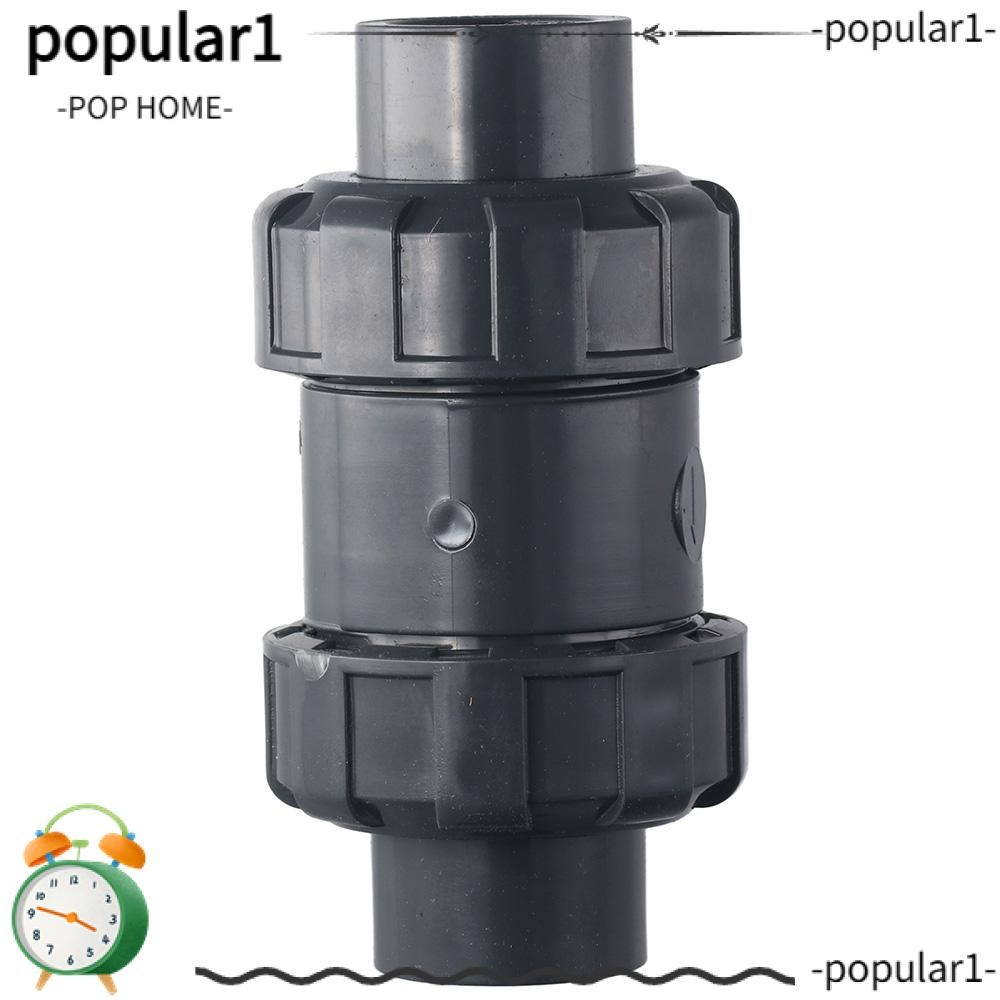 POP One-way Valve, 1/2" UPVC Check Valve, Durable True Union Black ...