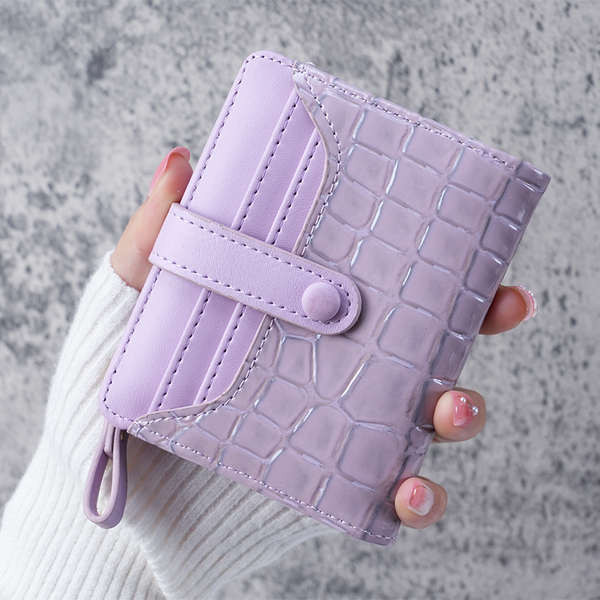 Dompet corak buaya baru wanita dompet duit syiling berkapasiti besar ...