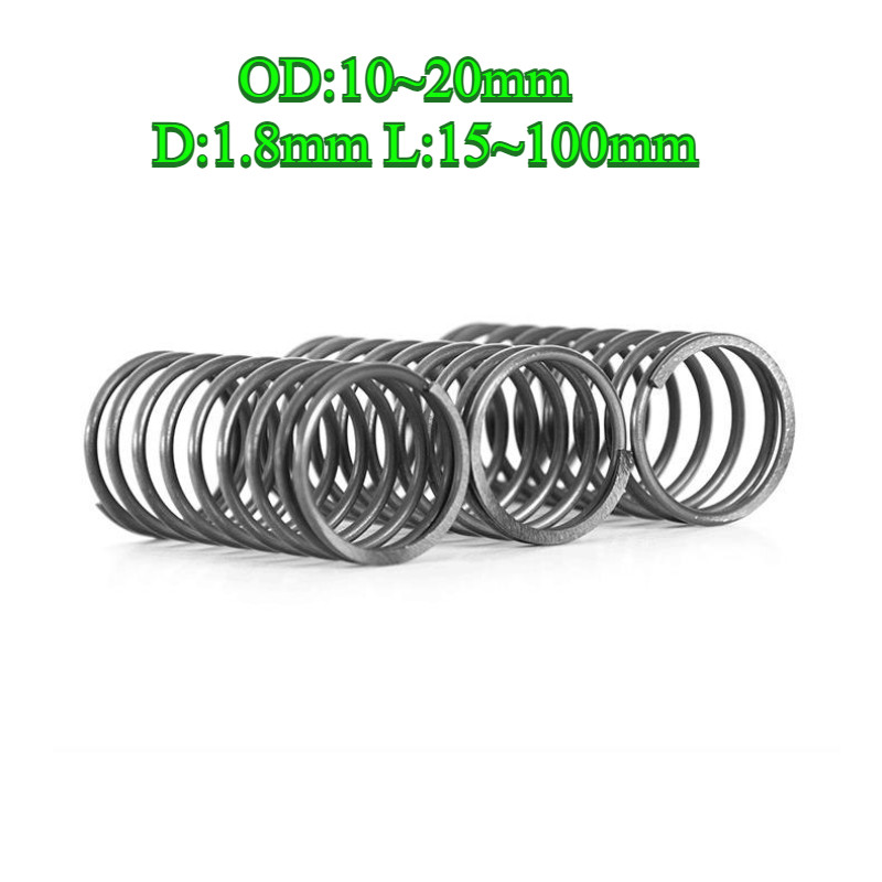 [HYH] Spring Powerful Compression Spring Yellow Cushioning Soft Return Spring Steel Large ...