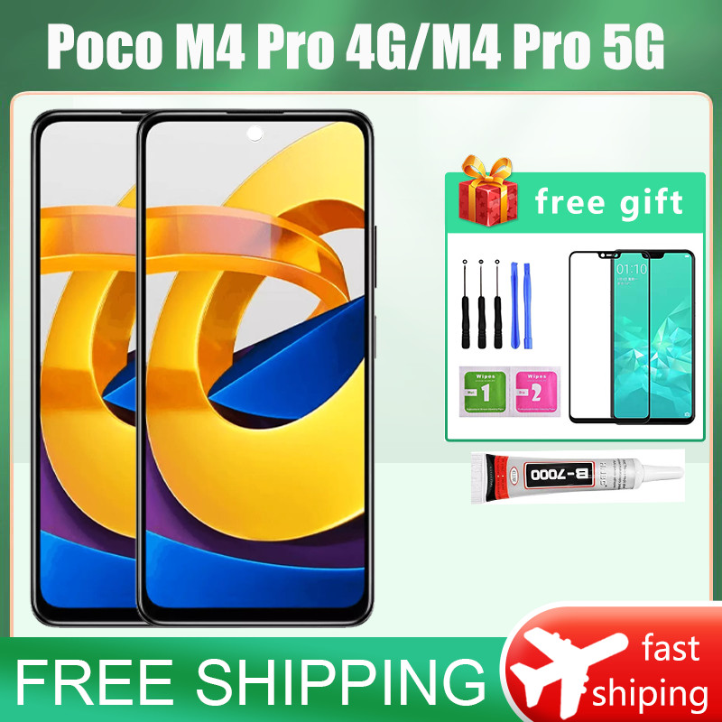 Original Poco M4 Pro 4G 5G LCD Display Touch Screen With Frame ...