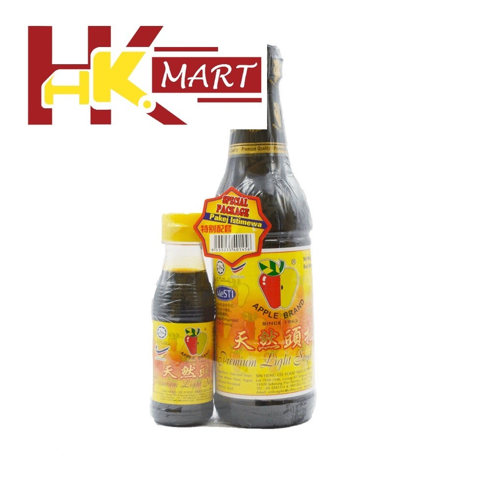 APPLE PREMIUM LIGHT SOYA SAUCE 780G+140G | Shopee Malaysia