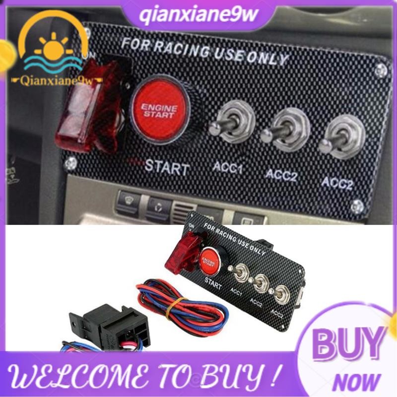 Car 12V Racing Car Switch Panel Engine Start Stop Push Buttons Toggle ...
