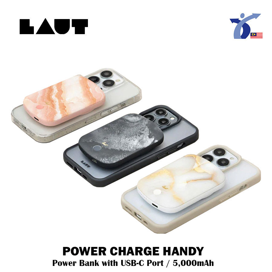 Laut Power Charge Handy Power Bank with USB-C Port | 5000mAh | Shopee ...