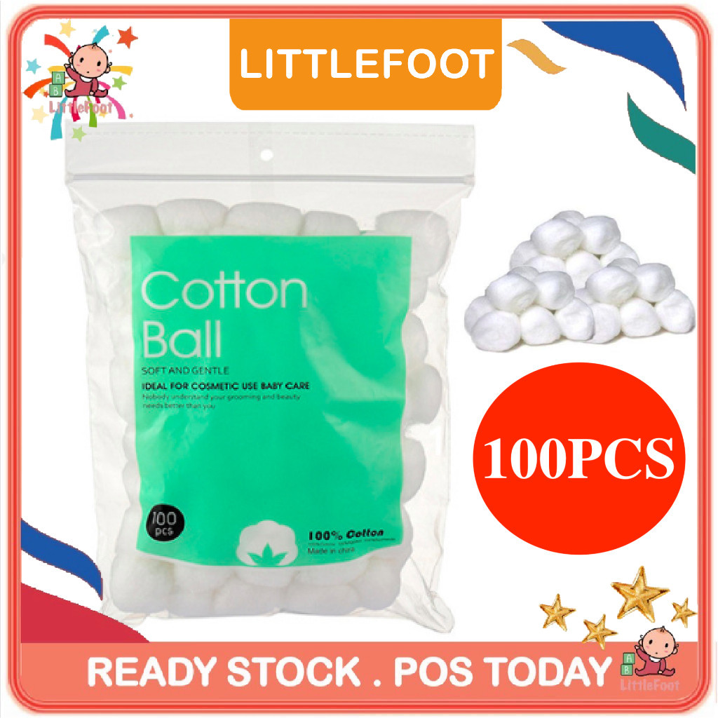 🔥READY STOCK🔥PIASSO 100PCS Pure Virgin Cotton Balls P0516 | Shopee Malaysia