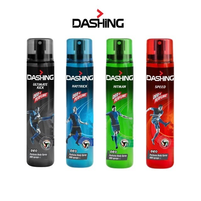 DASHING Deodorant Perfume Body Spray - Ultimate/Hattrick/Hitman/Speed ...