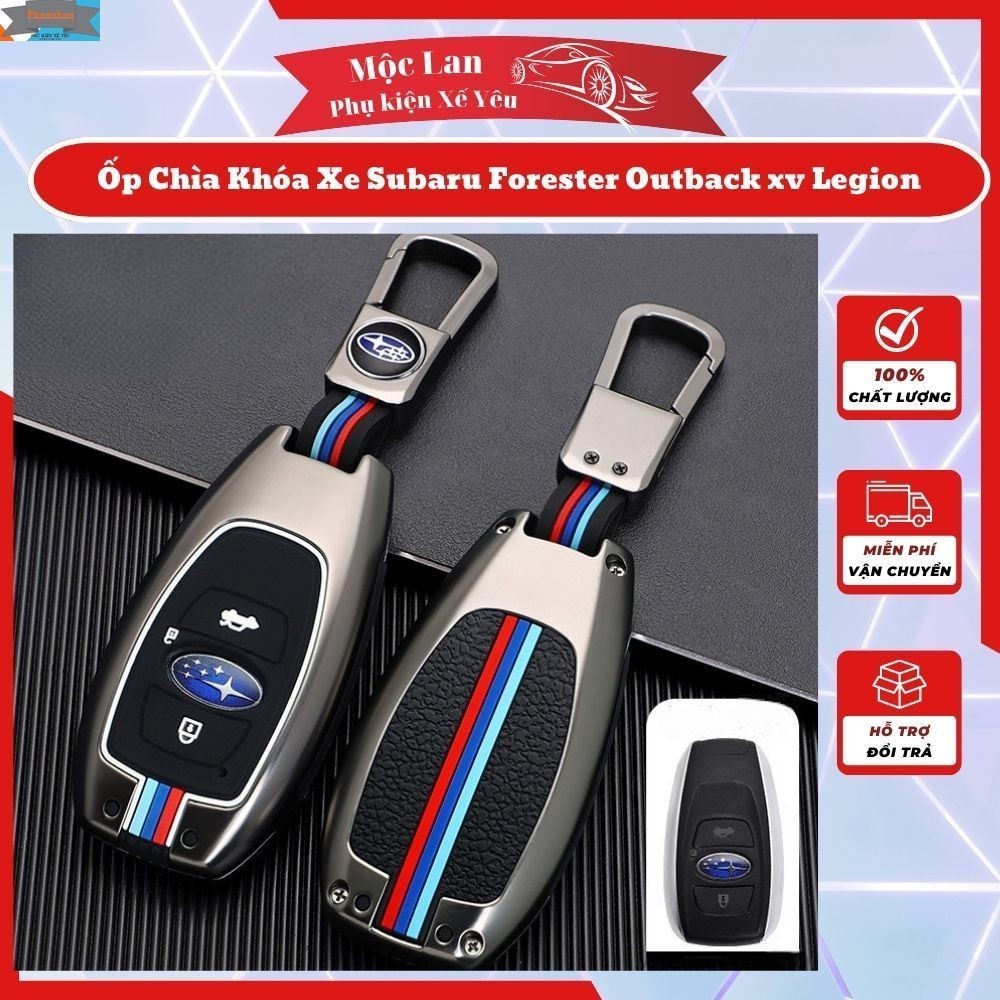 Metal key cover protects subaru, subaru forester, wrx, xv, outback ...