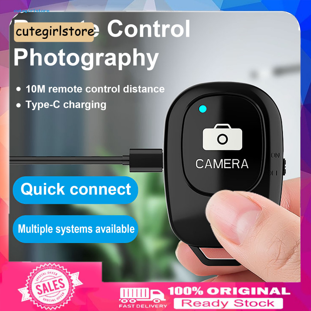 Cute_ Phone Remote Controller Bluetooth-compatible 50 Wireless Mini Non ...