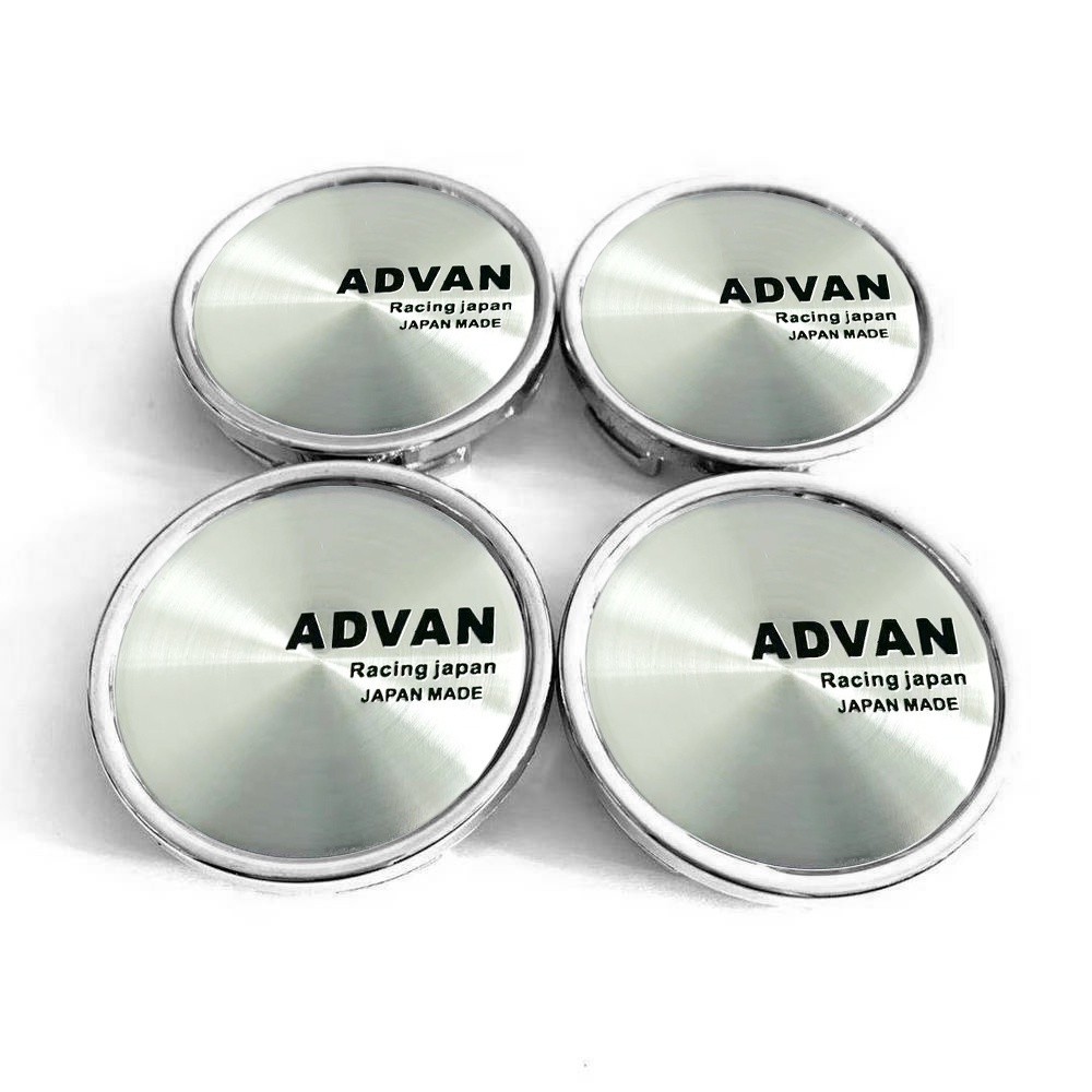 Style 4pcs ADVAN RACING wheel center cap 58mm dust proof hood cover ...