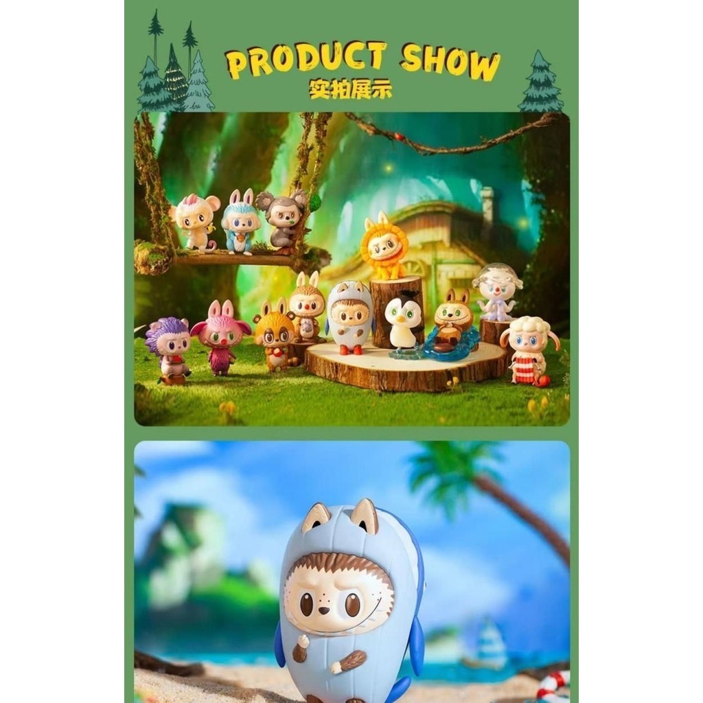 Genuine LABUBU LABUBU Elf Animal Series Unopened Box Unopened Bag ...