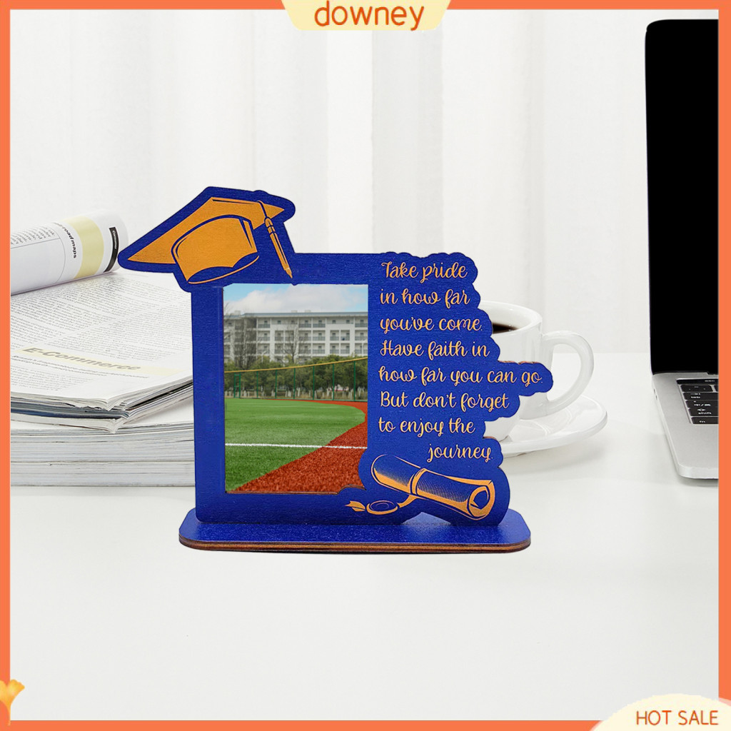 {downey} Graduation Theme Picture Frame Carved Graduation Photo Frame ...