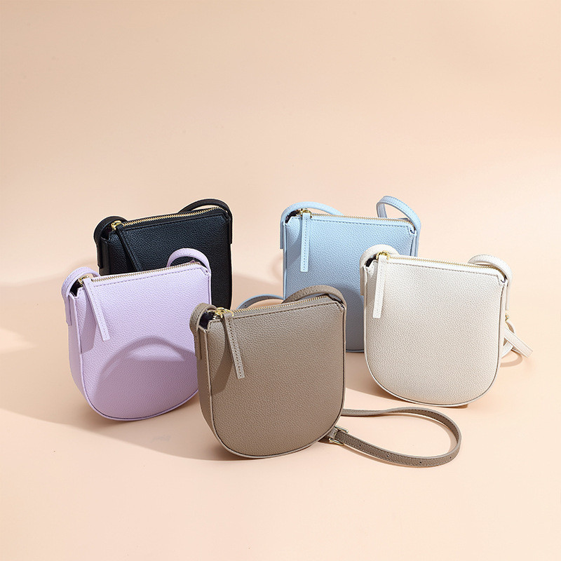 Messenger Bag Women's Solid Color Fashion Simple Shoulder Bag ...