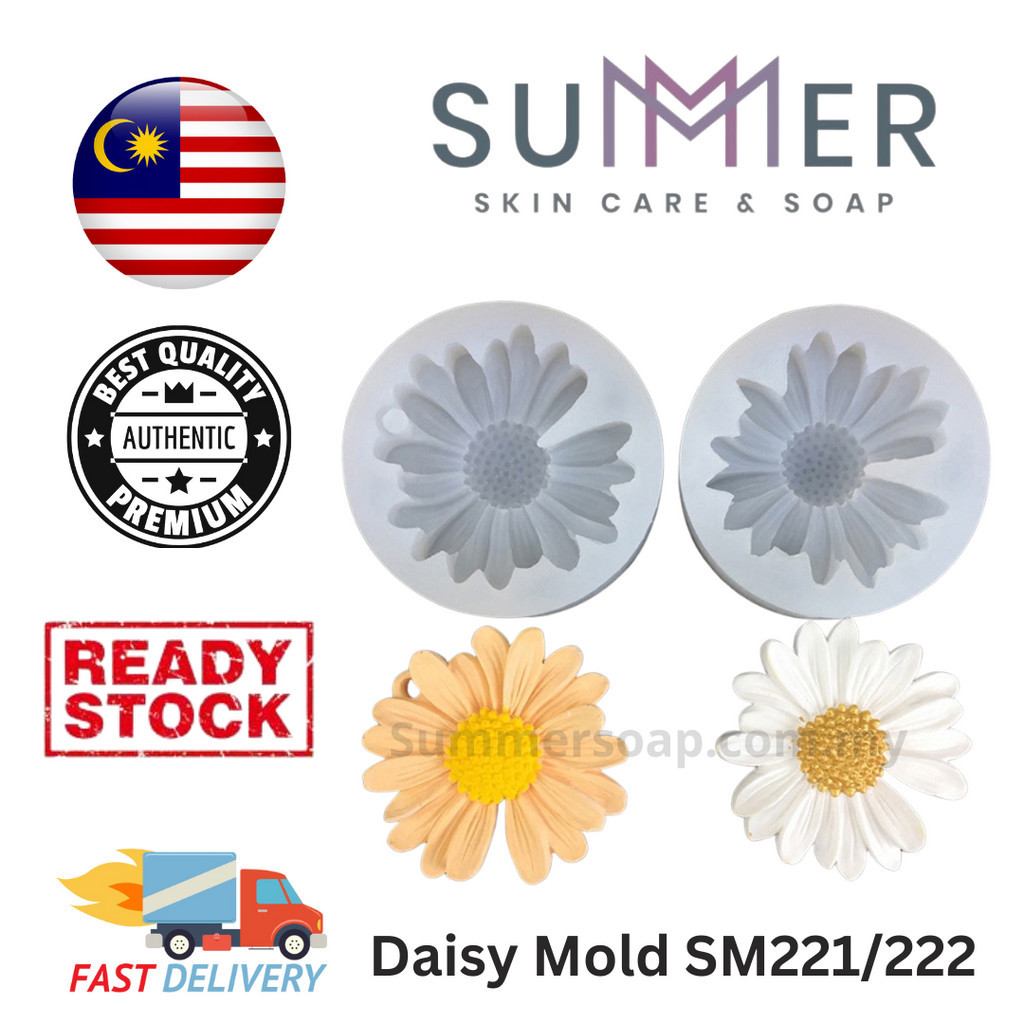 Daisy Flower Sunflower Silicone Mold DIY Aromatherapy Diffuser Stone ...