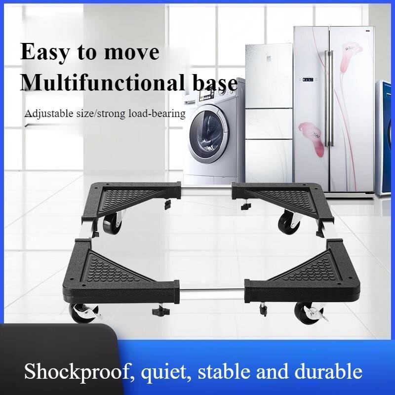 B2U Adjustable Heavy Duty Movable Wheel Special Base for Washing ...