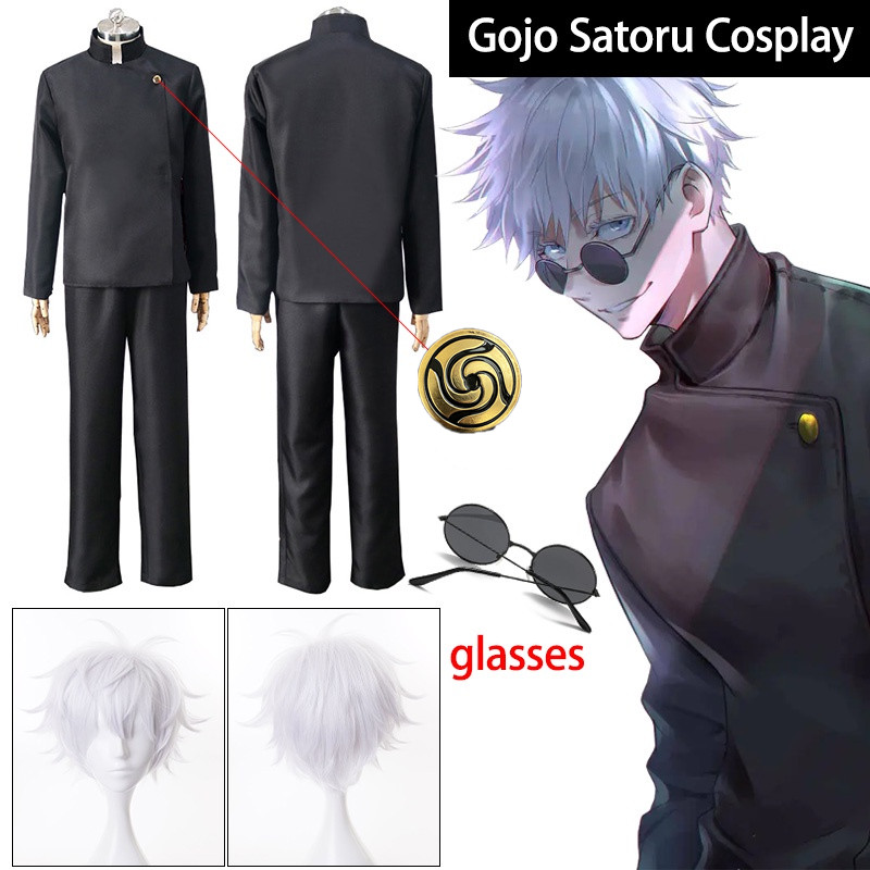Anime Cosplay Costume Jujutsu Kaisen Gojo Satoru For Adults Men ...