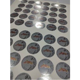 Silver Foil Sticker. Silver Sticker. Gloss Silver Sticker. Print Full ...