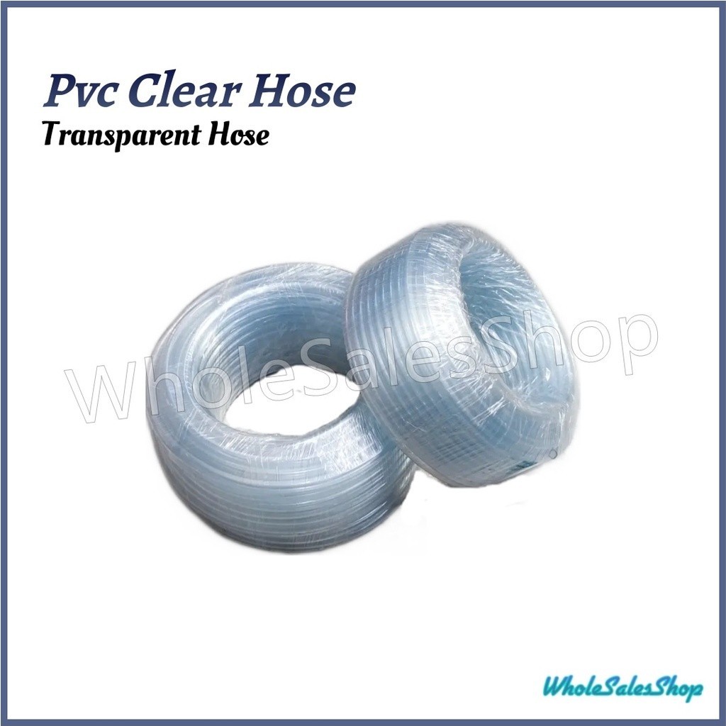 [30 Meter] Pvc Clear Hose Pipe Transparent Hose Air Line Tube Getah ...