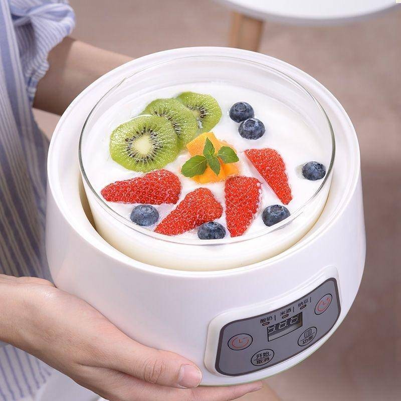 📢READY STOCK📢Fully automatic large capacity yogurt machine with glass ...