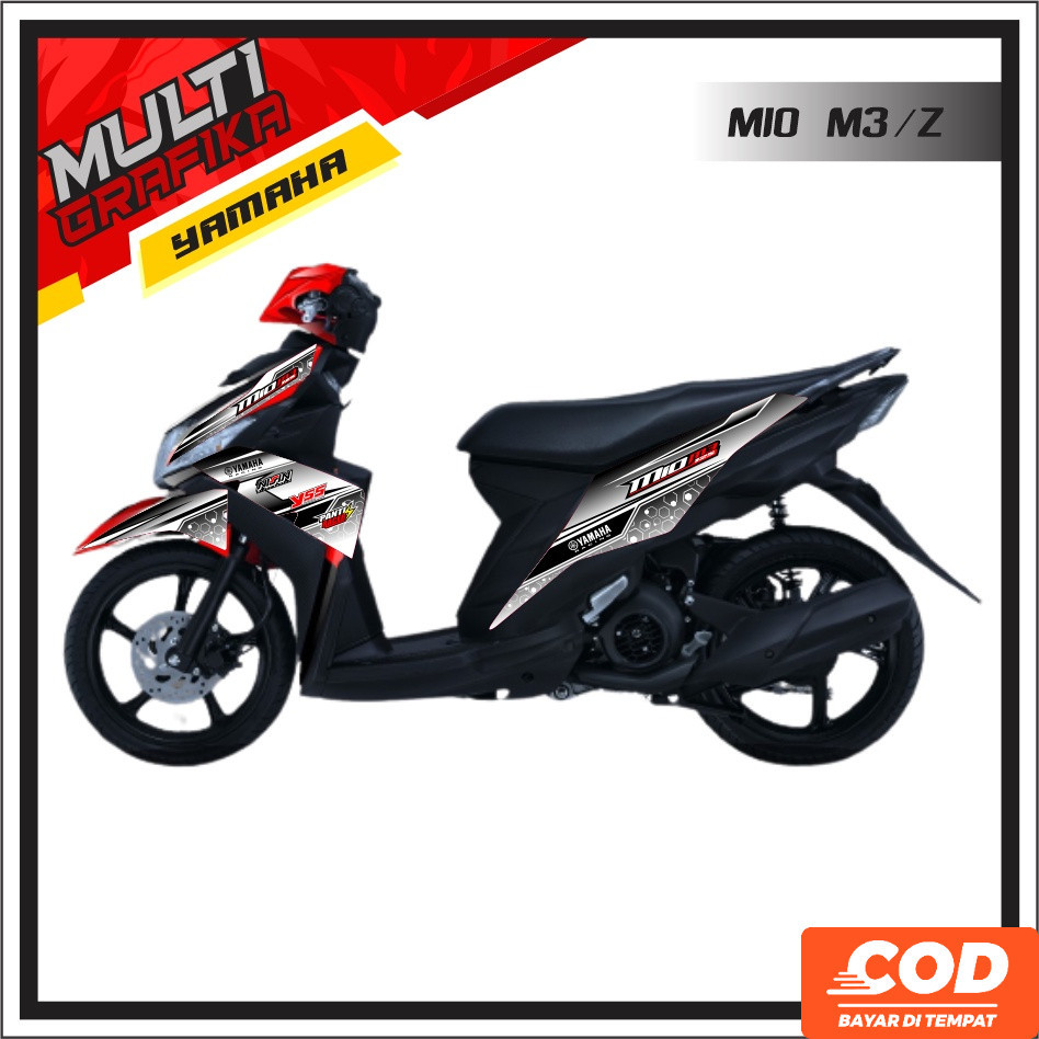 Mio M3, MIO Z, MIO 125 Series B Motorcycle Striping Stickers, Premium ...