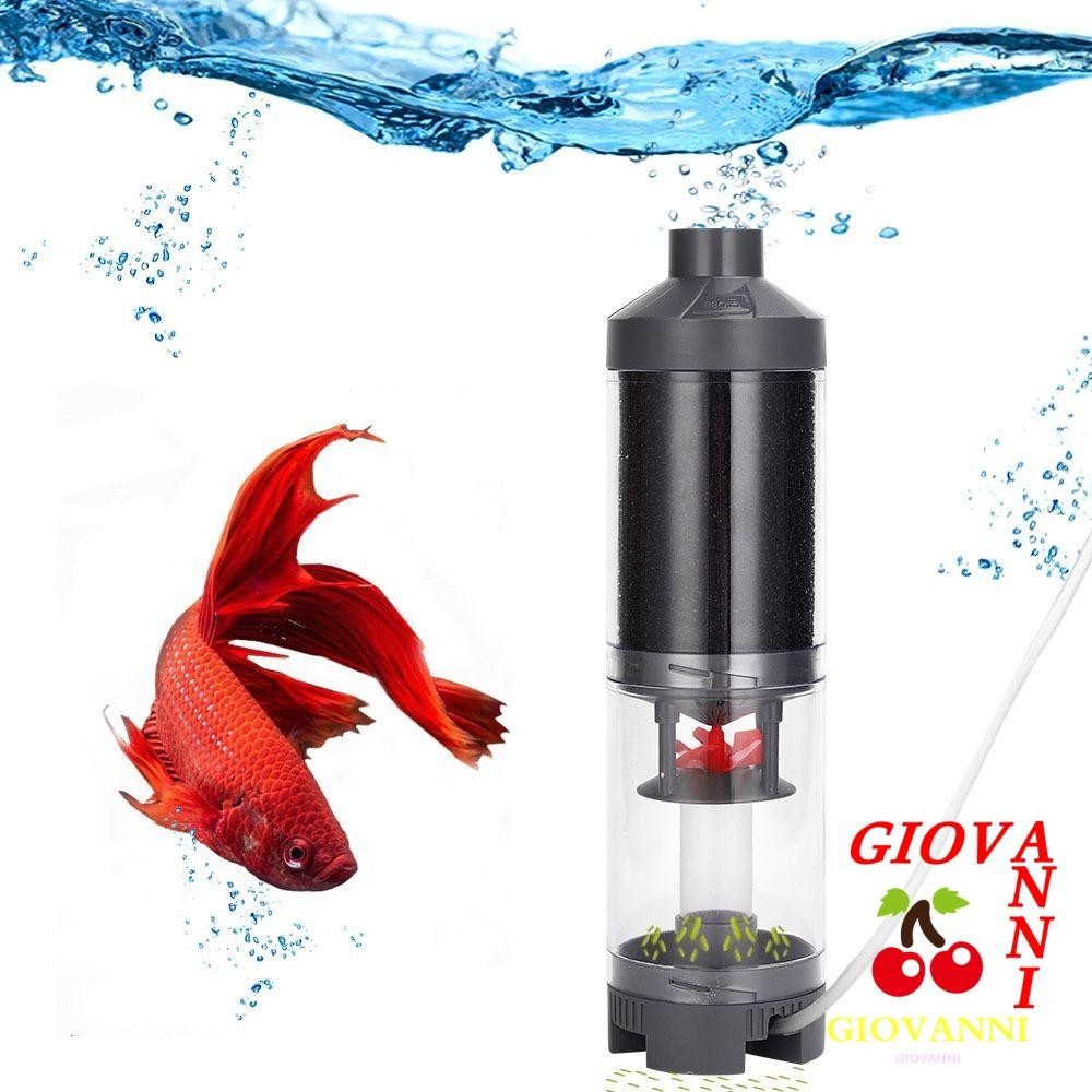 GIOVANNI Fish Poop Collector, Ultra-Quiet Submersible Fish Toilet Fish ...