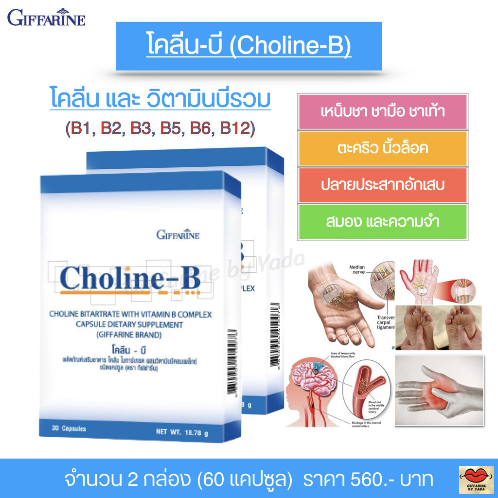 Choline B Vitamin Complex With Giffarine Choline-B | Shopee Malaysia