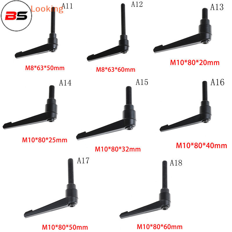 BS M6 M8 M10 Clamping Lever Machinery Adjustable Locking Threaded Handle Knob | Shopee Malaysia
