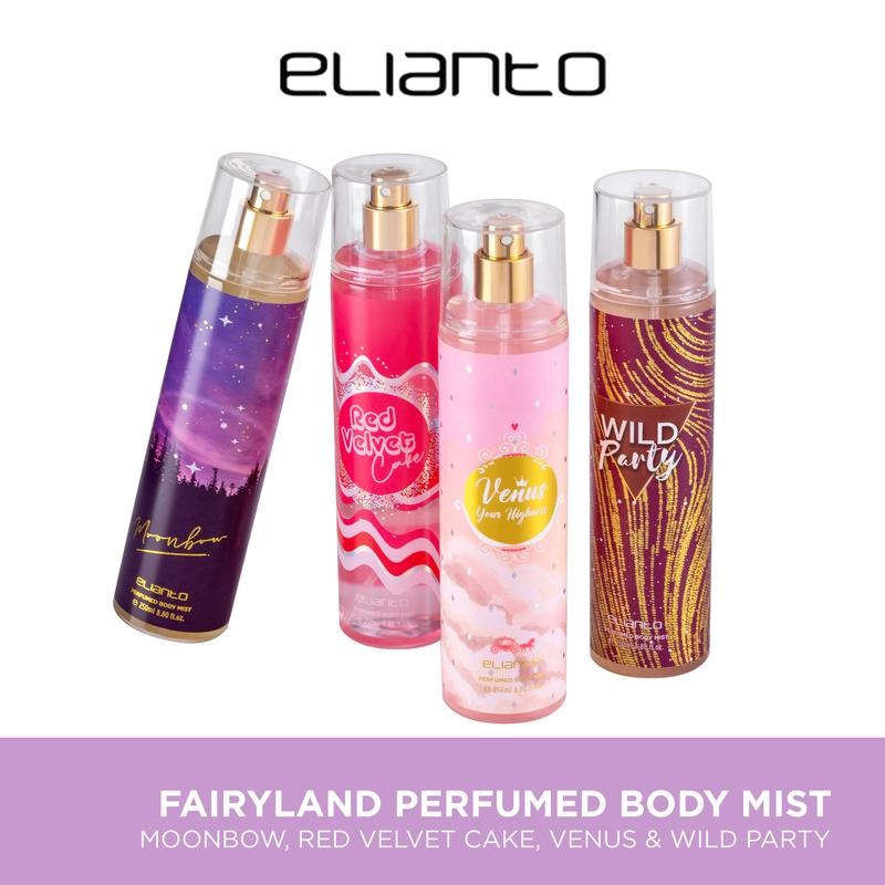 elianto Fairyland Perfumed Body Mist (Moonbow, Red Velvet, Your ...