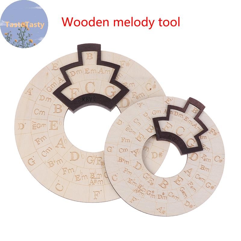 TasteTasty Guitar Chord Wheel Round Music Melody Tool Circle Of Fifths ...