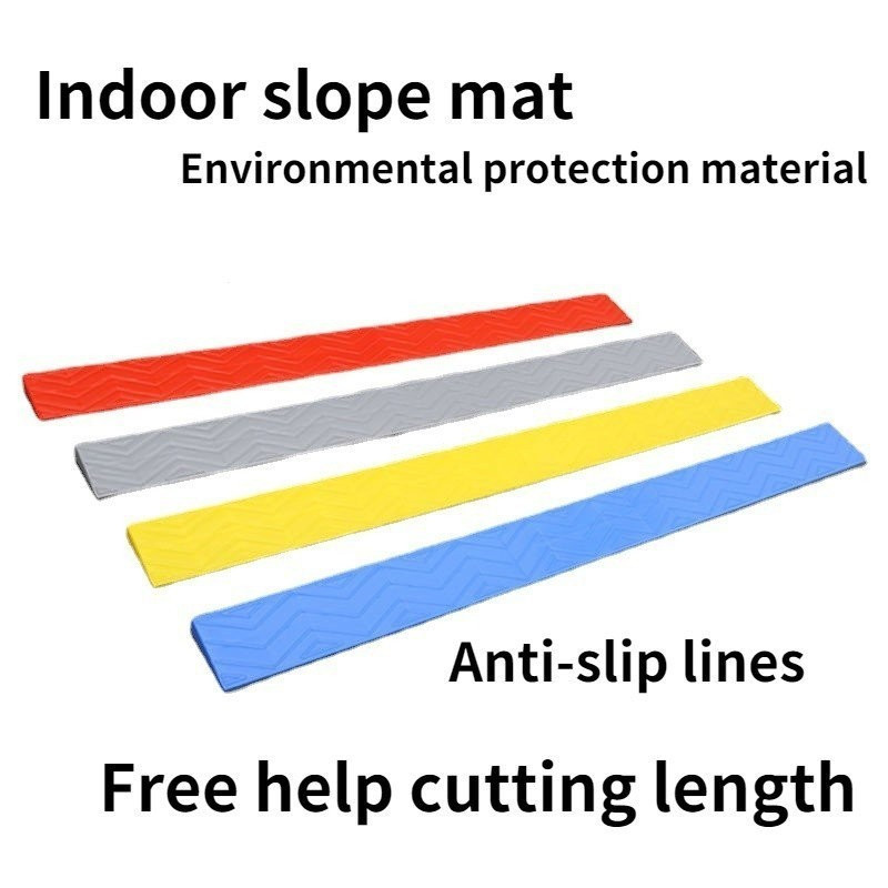 Indoor Ramp Mat/Uphill Mat Wheelchair Plastic Threshold Step Ramp Mat ...