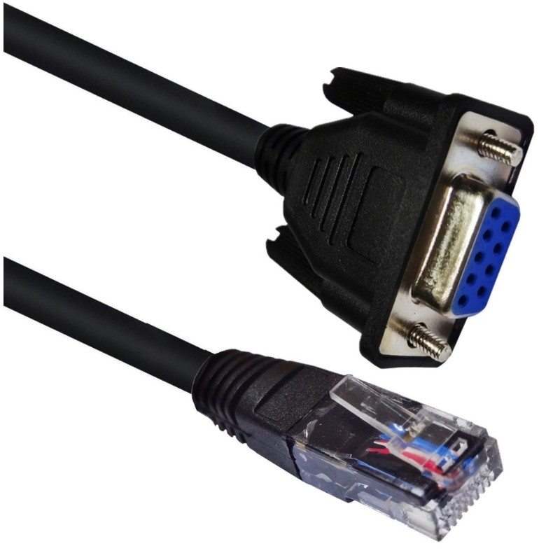 R* Compatibility RJ45 to RS232 DB9 Serial RS232 to RJ45 Consoles Cable ...