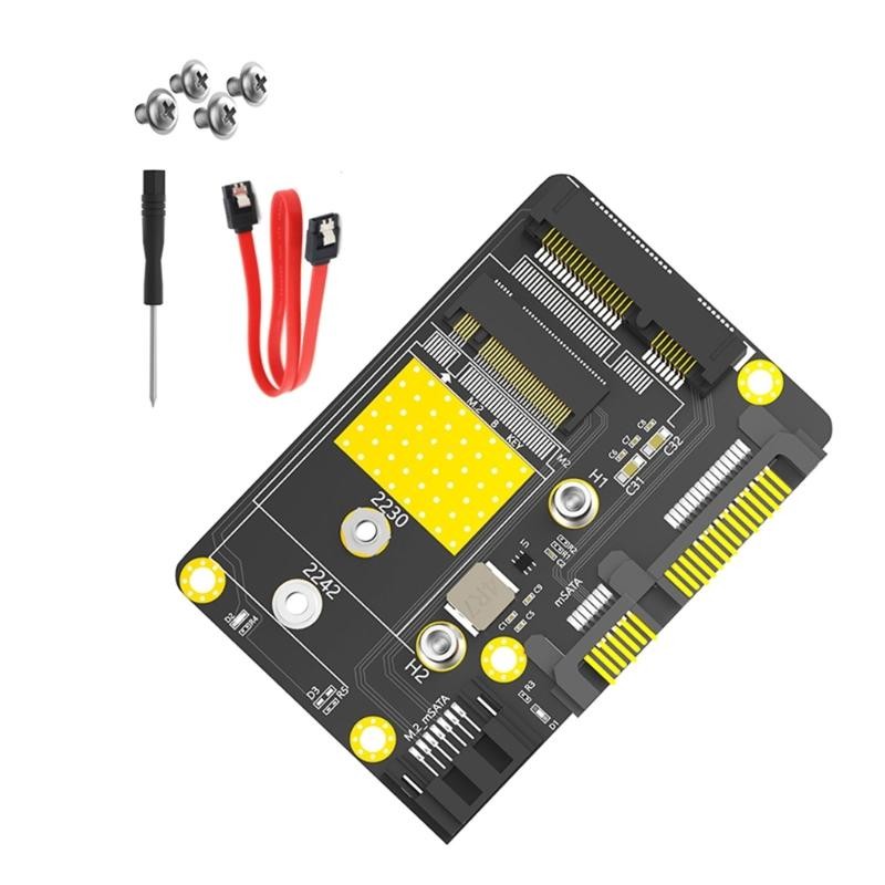 BT 2 in 1 Msata M 2 SSDs to Double SATA3 Adapter M 2 MSATA to SATA3 0 Adapter M 2 MSATA SSDs to ...