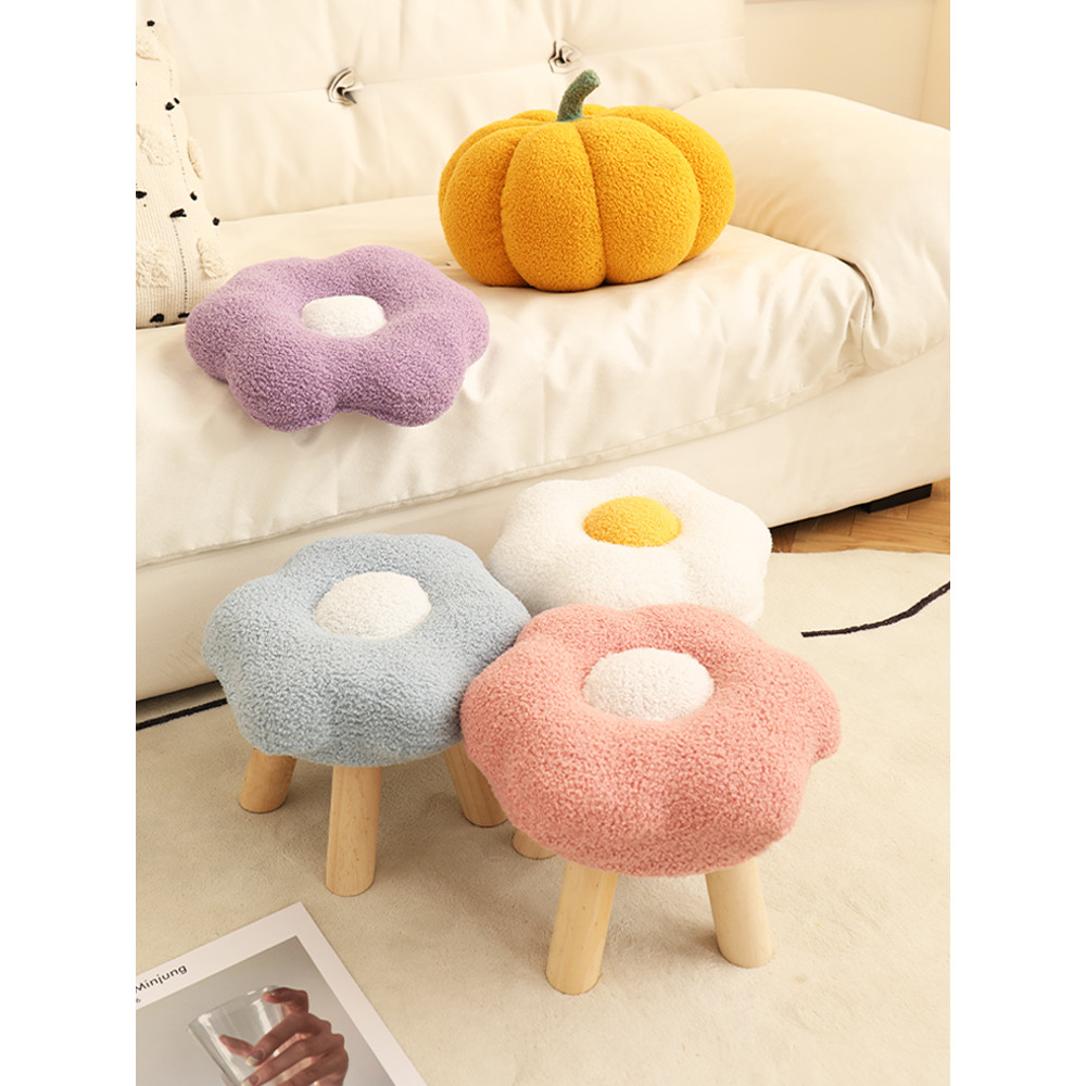 Cloud Small Stool Household Low Stool Influencer Sofa Bench Living Room ...