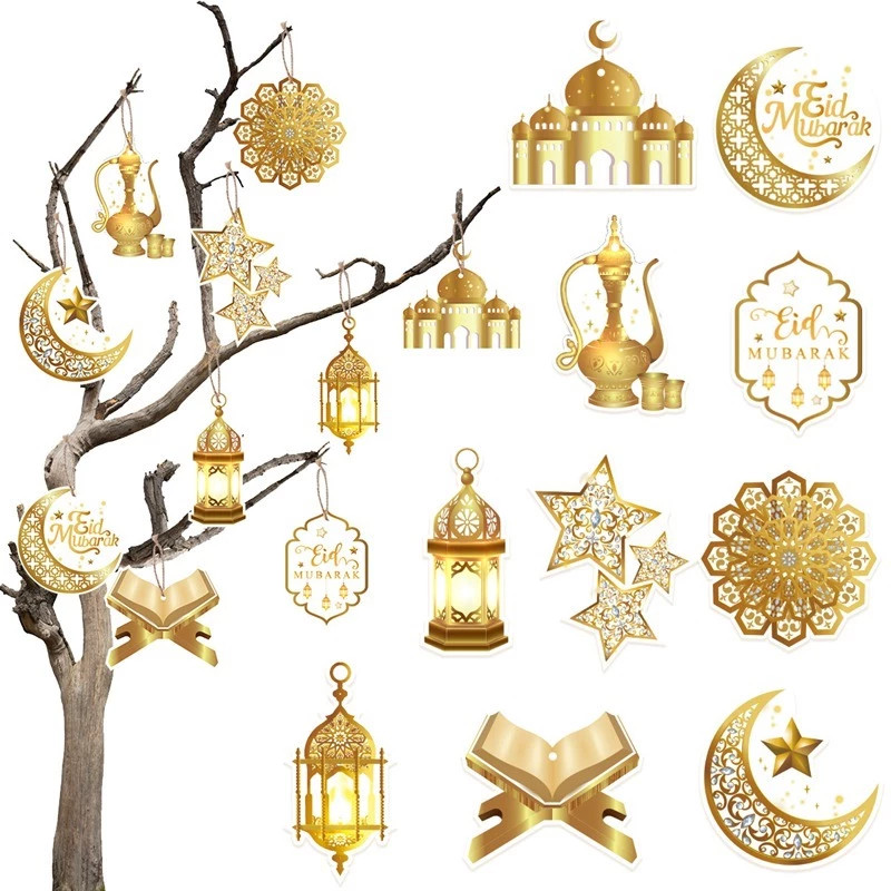 10pcs 2025 Raya Pendant Ramadan Ornament Lesser Bairam Vase Small ...