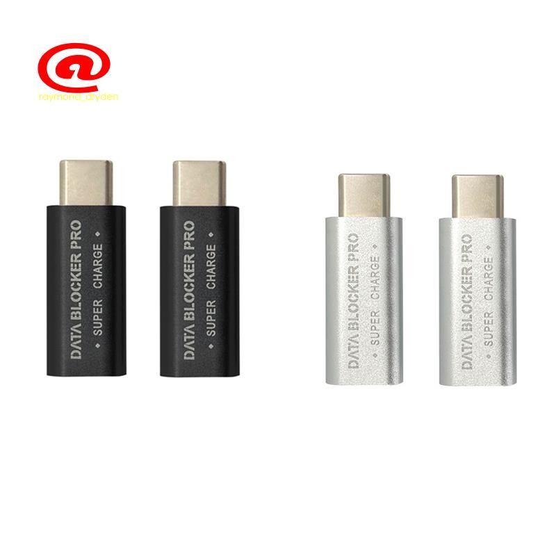 2PCS USB Type-C Data Blocker USB-C Juice Jack Defender Adapter Support ...