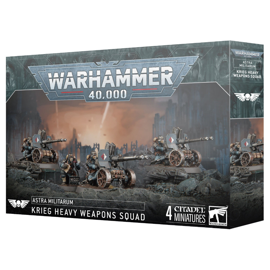 WARHAMMER 47-73 ASTRA MILITARUM: KRIEG HEAVY WEAPONS SQUAD | Shopee ...