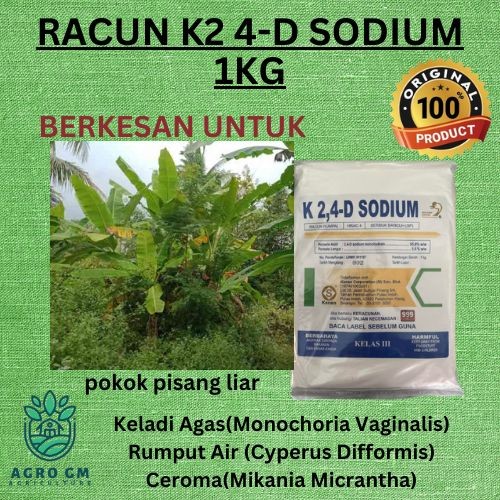 1KG K2 4-D Sodium/RACUN POKOK PISANG LIAR / RACUN BULUH/RUMPUT KERBAU ...