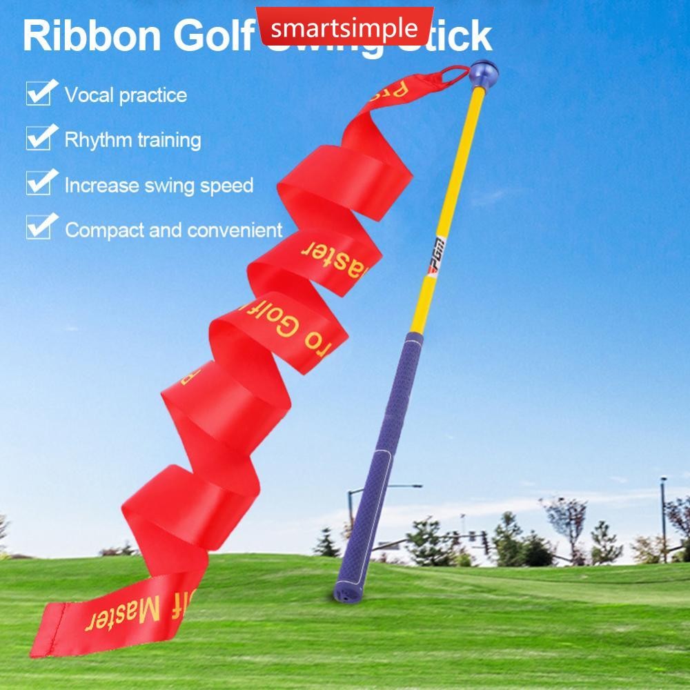 SMARTSIMPLE Ribbon Golf Swing Exerciser Visual Swing Trajectory ...