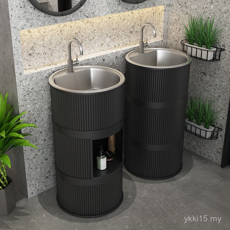 Iron Washbasin Retro Industrial Style Oil Barrel Creative Toilet ...