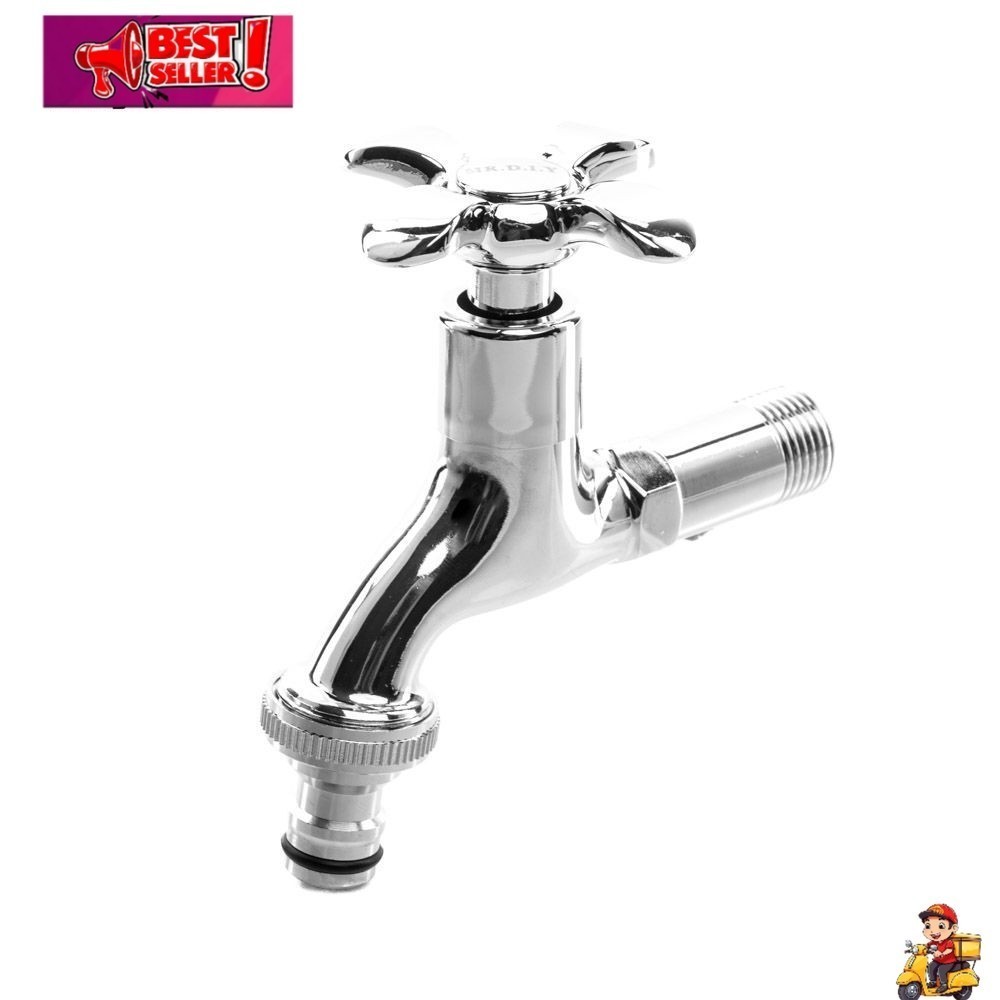 Kepala Paip Besi, Kepala Paip Air Crome, Wall Bib Tap Air, Water Tap ...