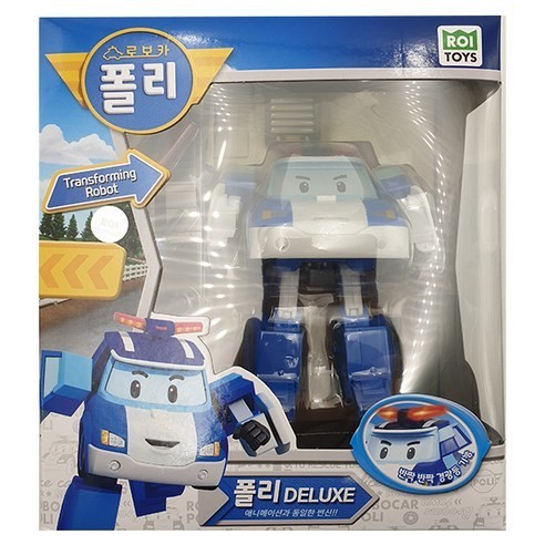 Roy Toys Robocar Poli Deluxe Polly Transformation Robot, Mixed Colors ...