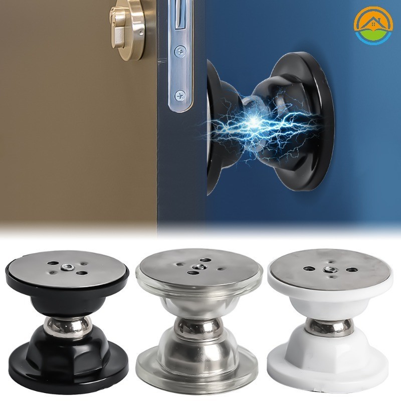 Magnetic Door Magnetic Catch/No Drilling Door Stops Wall Protector ...