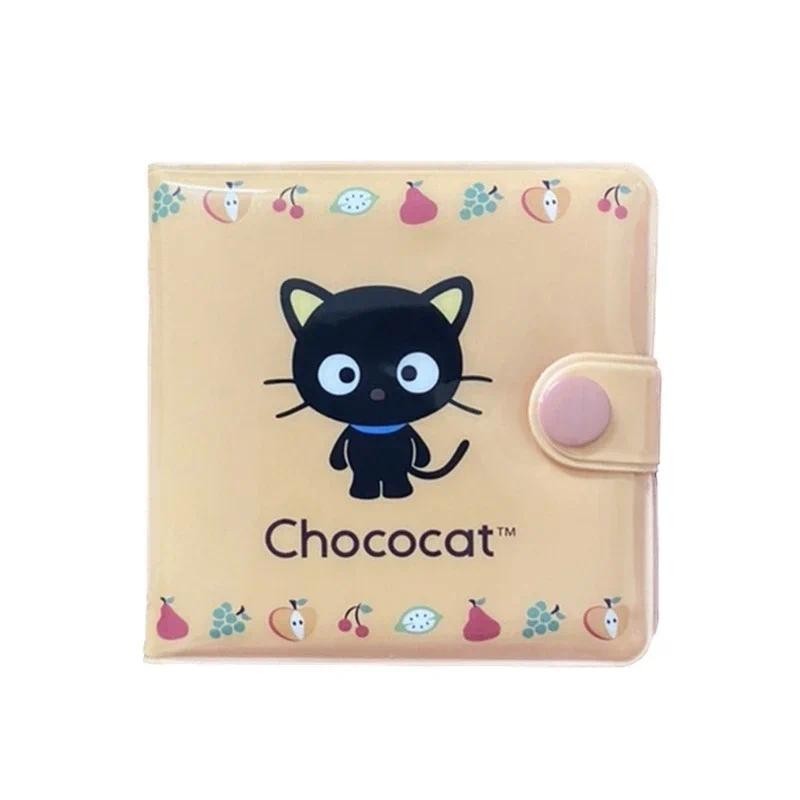 Chococat Mini Wallets for Women Girls Cute PVC Coin Purse Cartoon Black ...