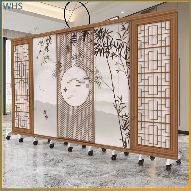 Folding Screen Partition New Chinese Living Room Office Entry Shade ...