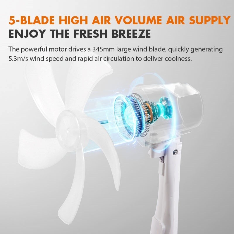 [Shopee Choice] Gaabor Fan 45W 3 Speed Adjustment Quiet Lightweight Low ...