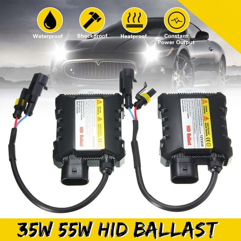1/2 PCS 35W/55W Upgrated Xenon Ballast DC 12V HID Ballast for H1 H3 H7 H8 H9 H11 9005 9006 H4 ...